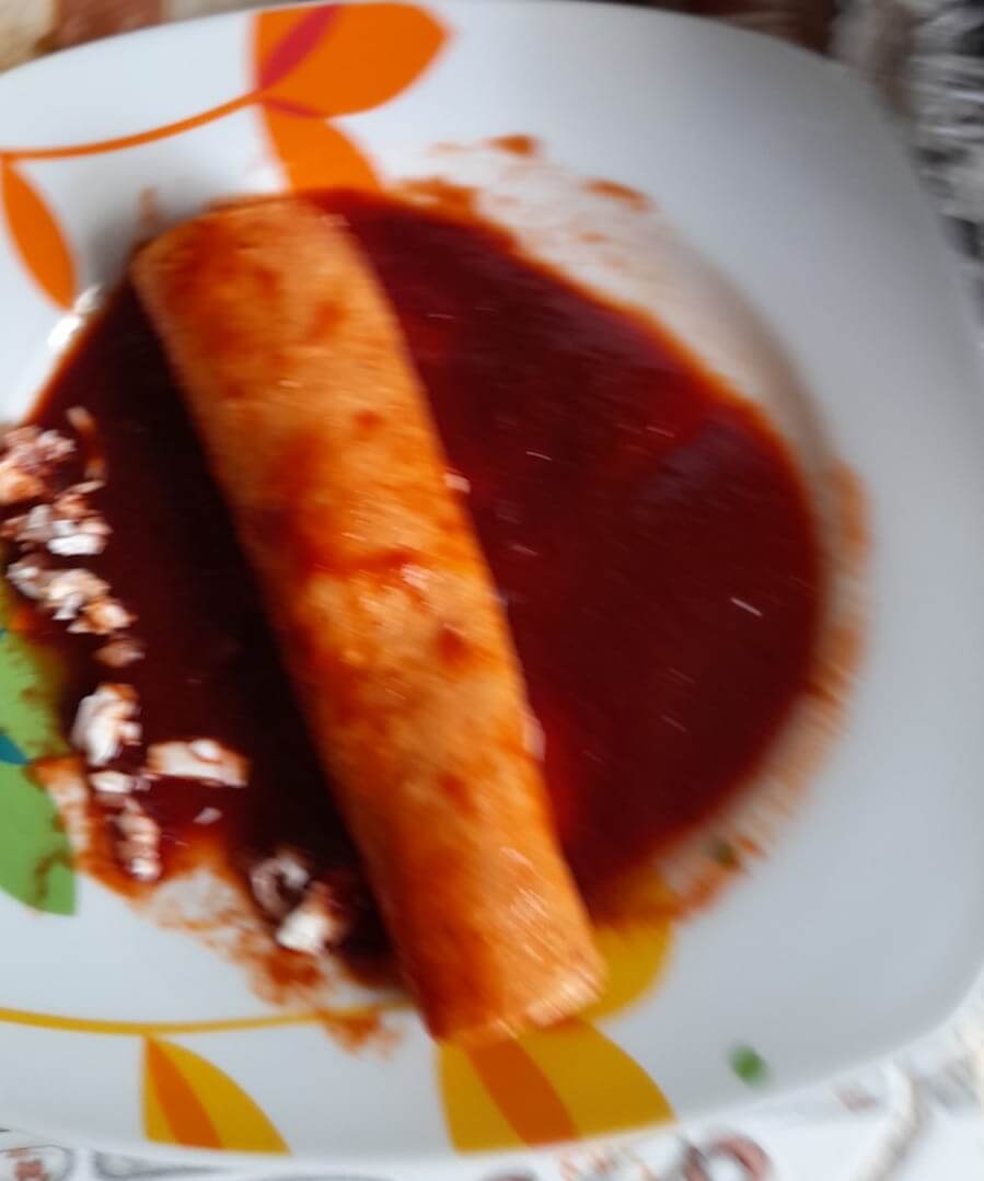 Enchiladas de chile colorado (chile ancho) – Las recetas de Yaya