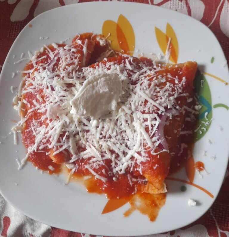 Entomatadas de pollo – Las recetas de Yaya
